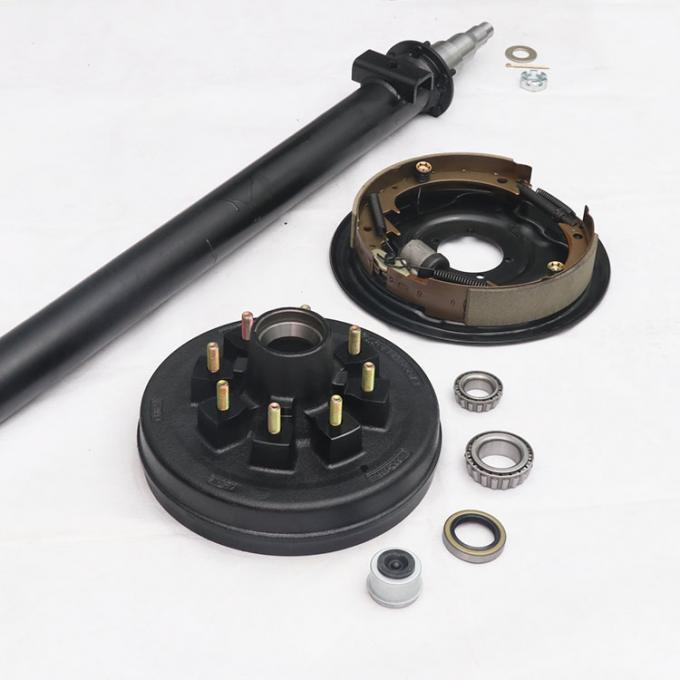 2500-3000Kg 60MM Boat Trailer Axles With Hydraulic Brakes