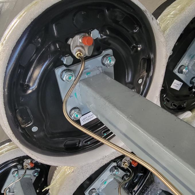 50MM Square Tube Trailer Axle Straight Hydraulic Brake Trailer Axles ...